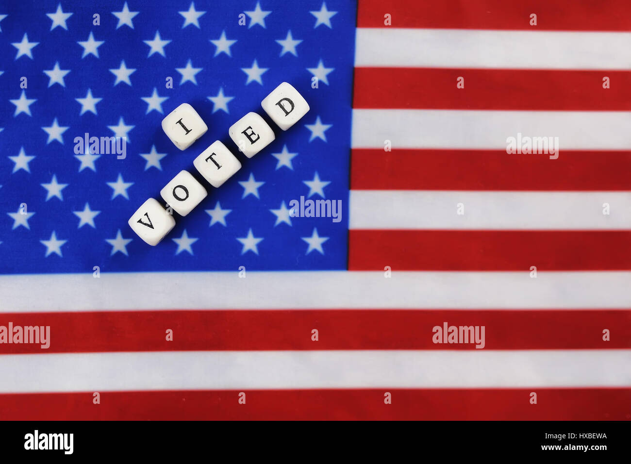 election simbol on usa flag Stock Photo - Alamy
