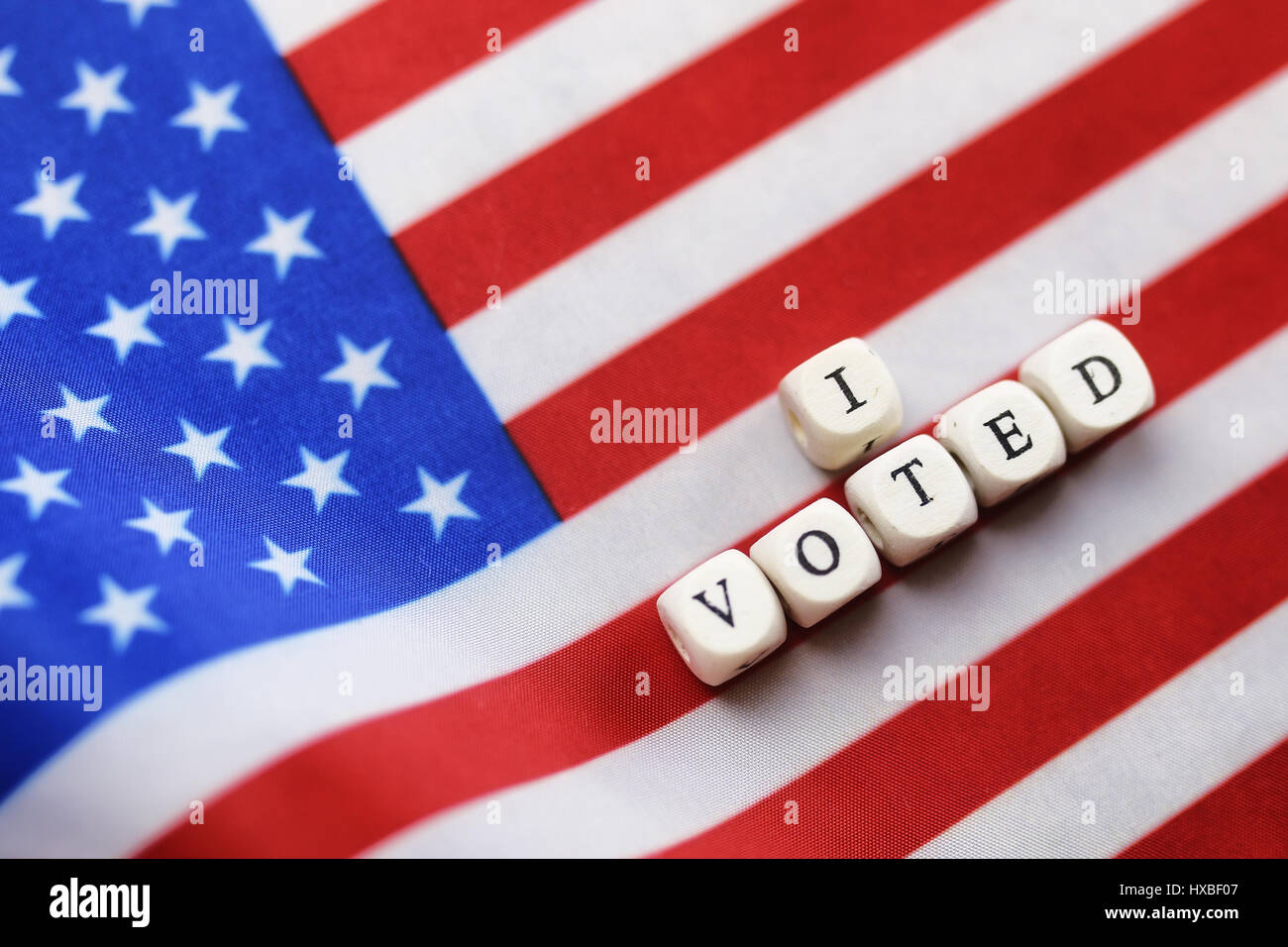 election simbol on usa flag Stock Photo - Alamy