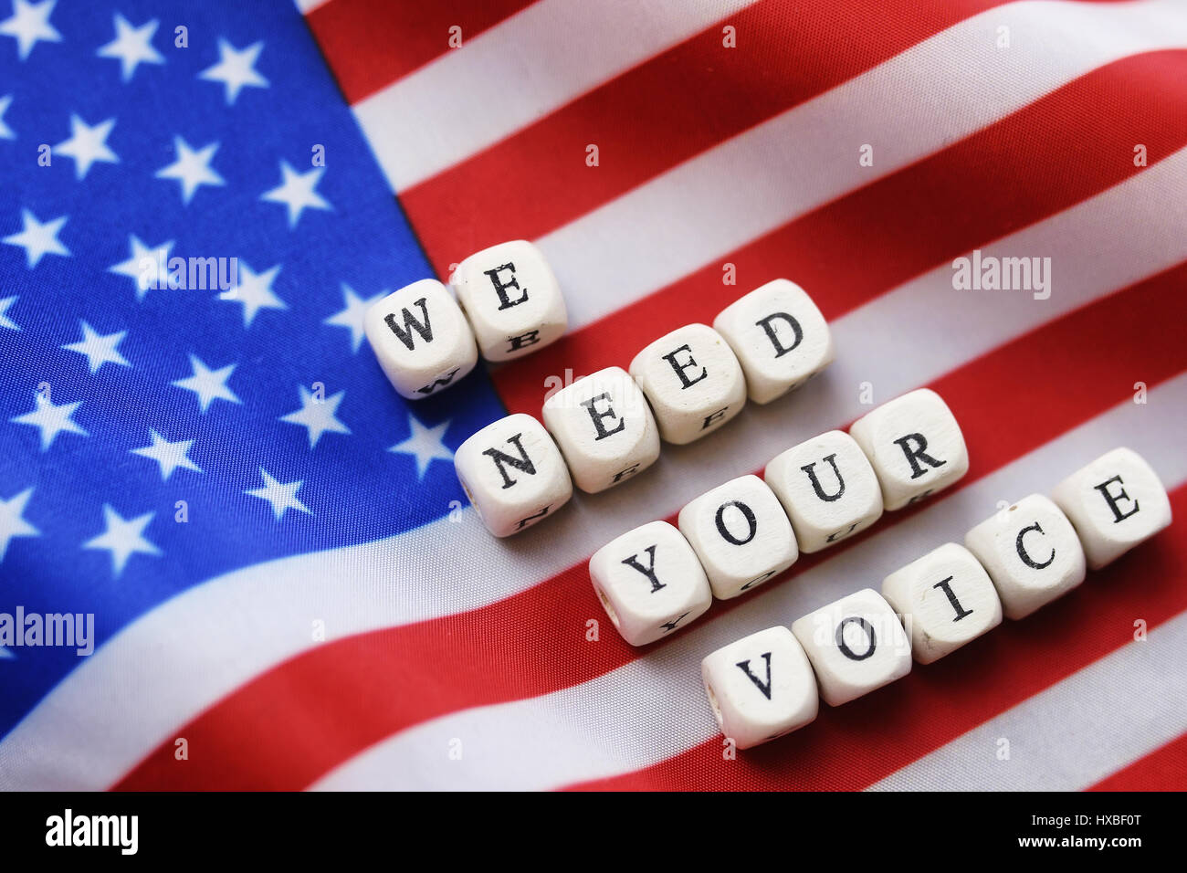 election simbol on usa flag Stock Photo - Alamy