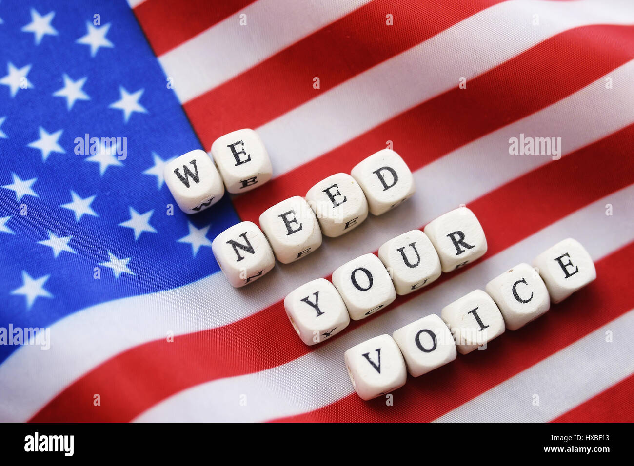 election simbol on usa flag Stock Photo - Alamy