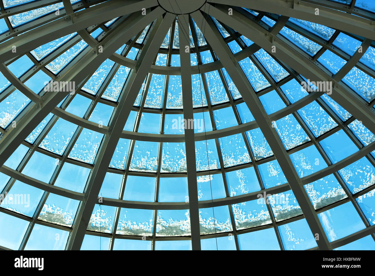 building glass construction roof Stock Photo - Alamy