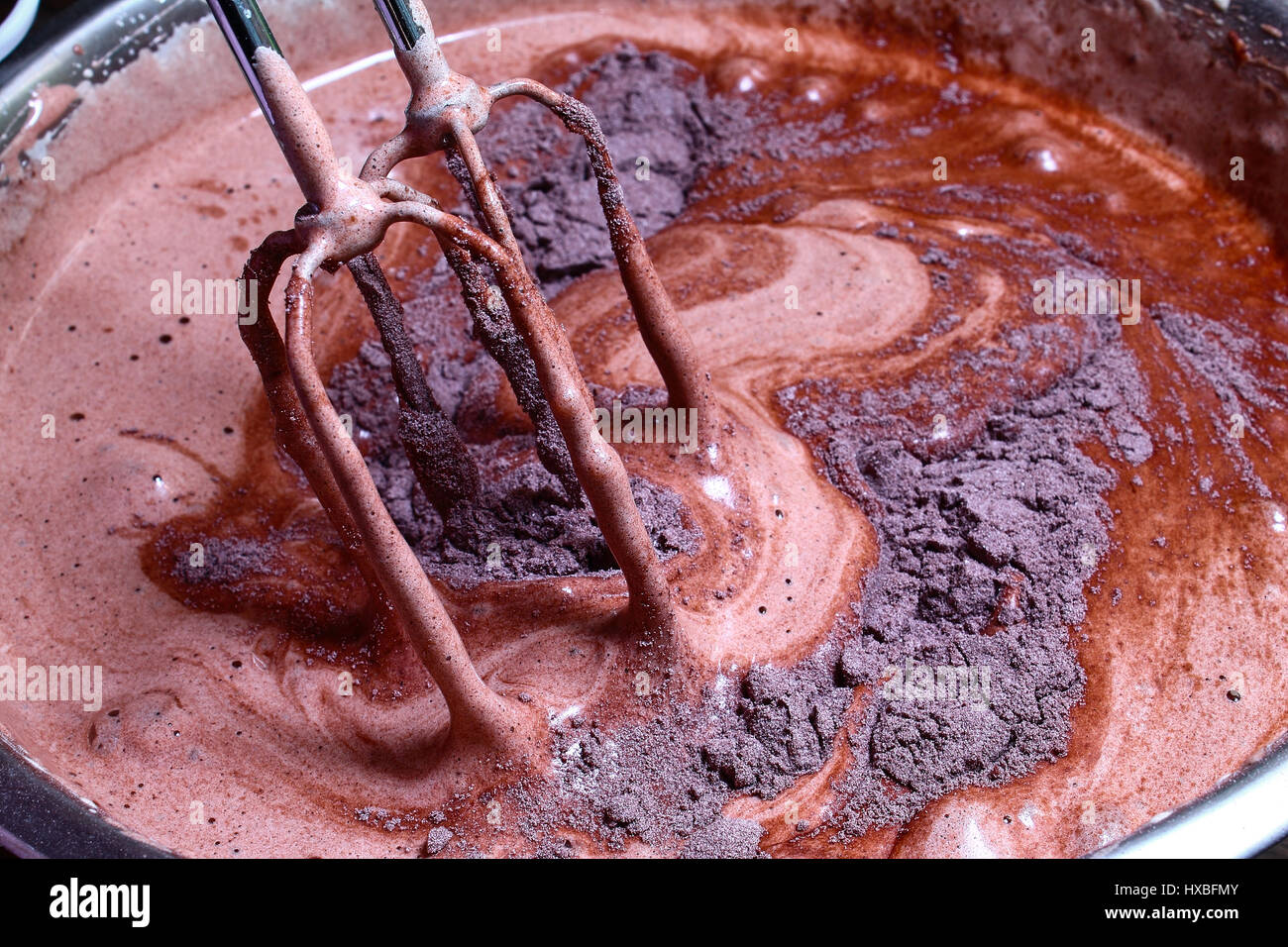 melting chocolate - cake-making Stock Photo - Alamy