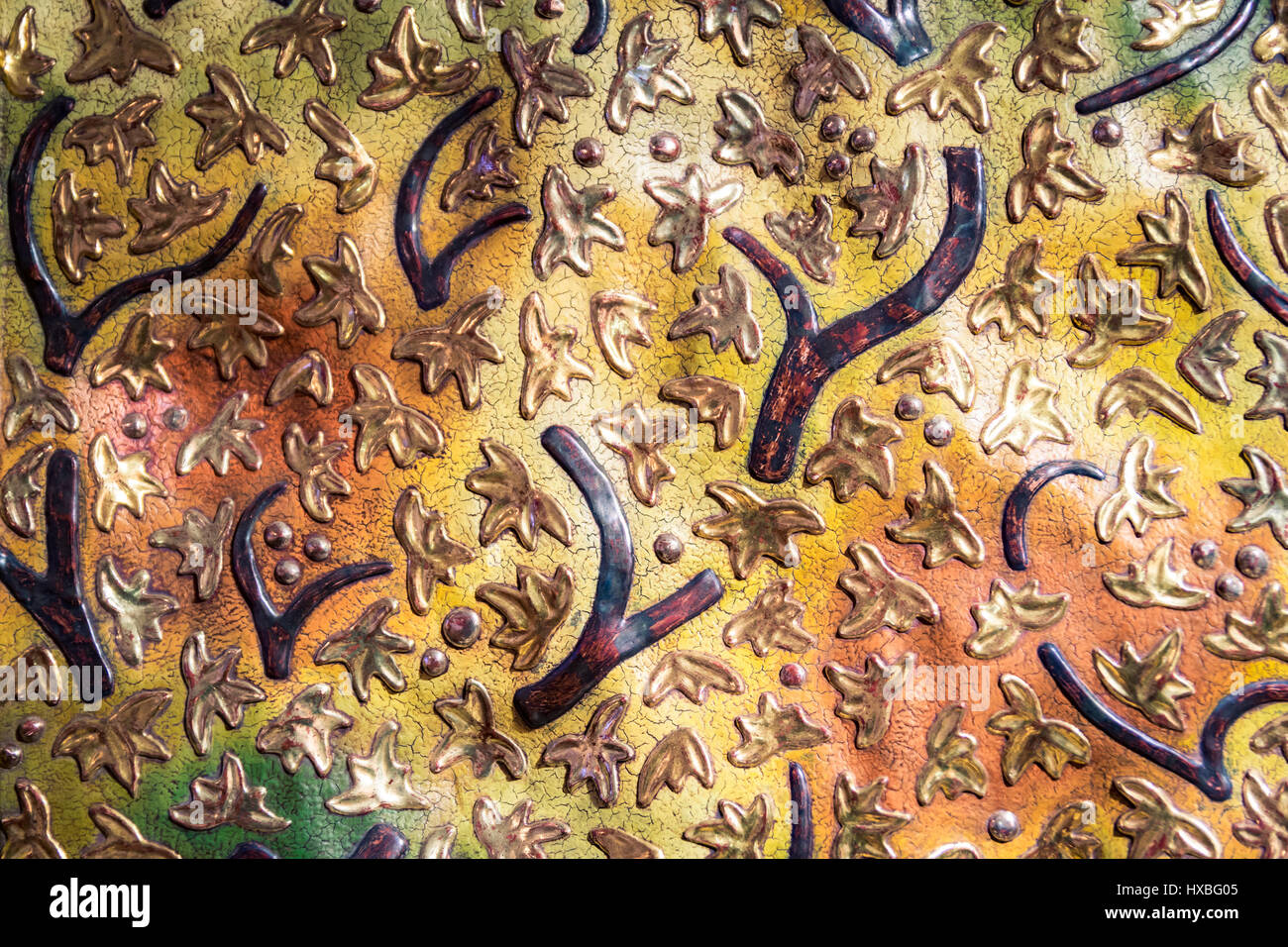 Detail of an altar decoration of an Italian church Stock Photo - Alamy