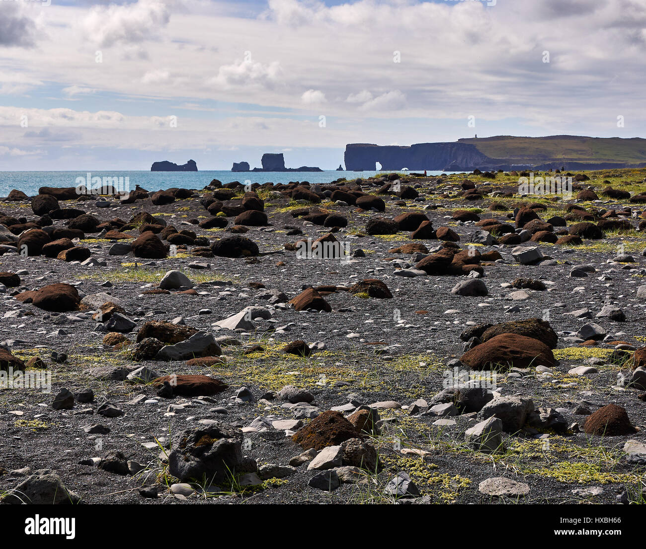 Icelandic black beach hi-res stock photography and images - Alamy