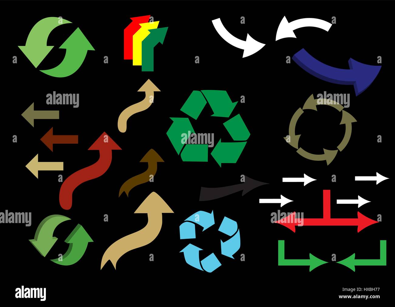 Dot red arrow on Stock Vector Images - Alamy