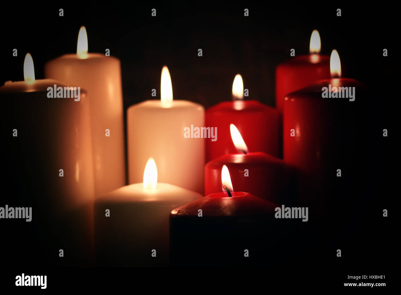 Red Church Candle High Resolution Stock Photography and Images - Alamy