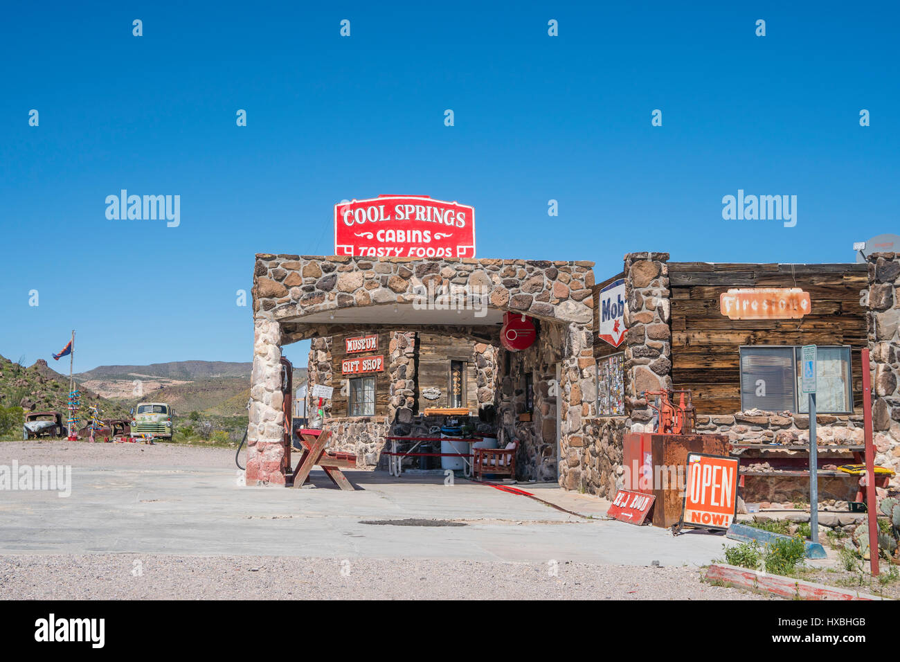 Cool Springs, Arizona is a one building place that has a cafe, museum ...