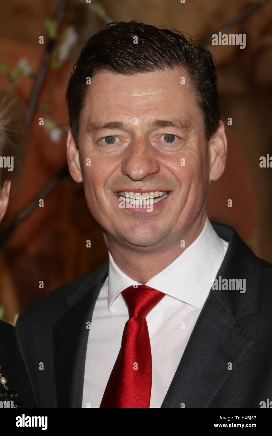 Guests attending Four Seasons Hotel Hamburg 120th anniversary Gala ...