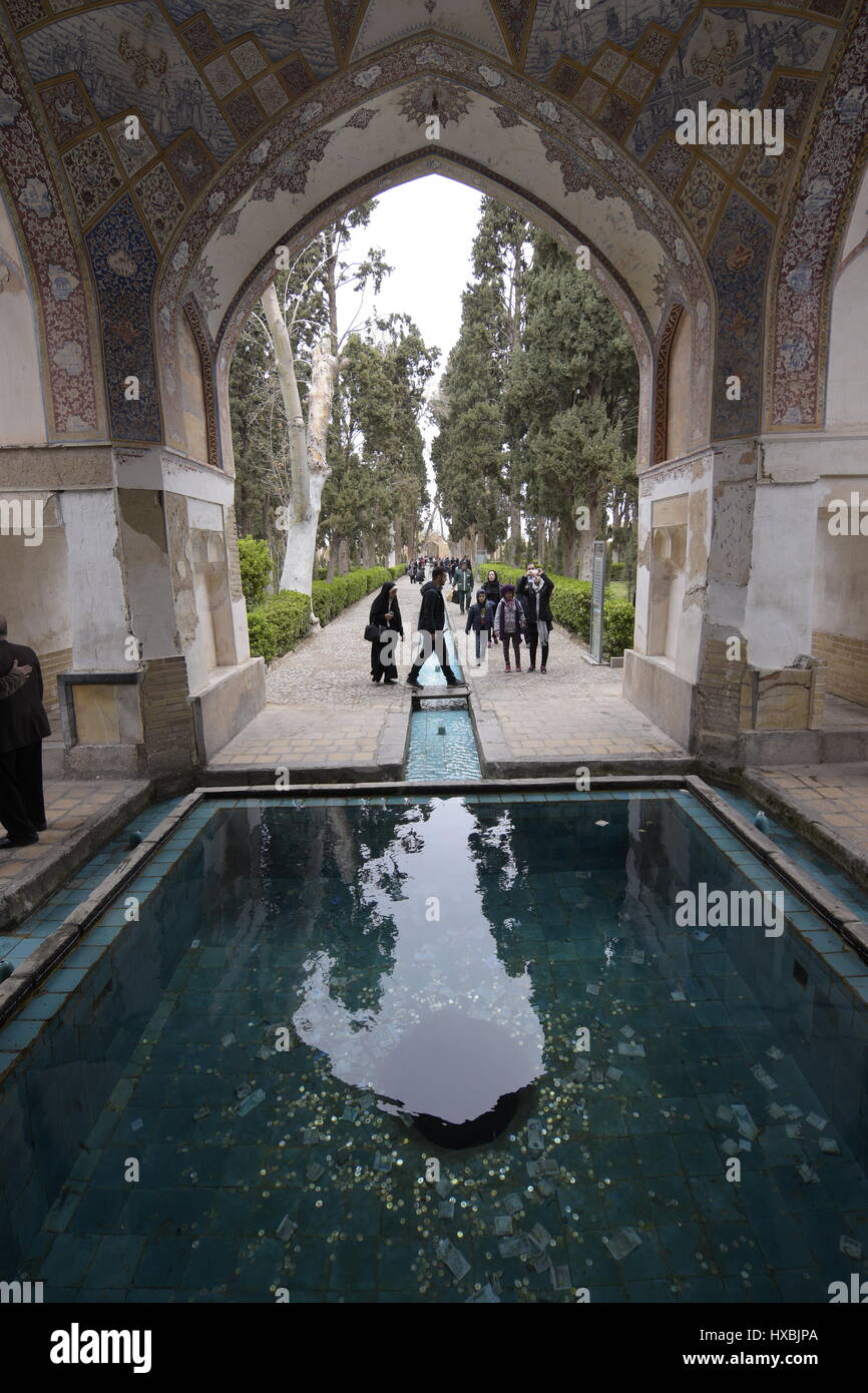 Fin, Kashan, Esfahan, Iran, March 23, 2017, is a historical Persian ...