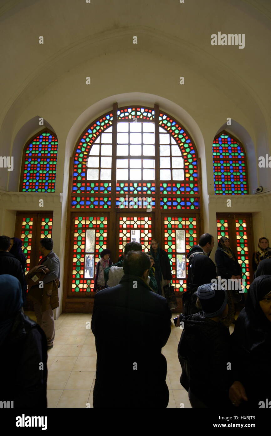 Fin, Kashan, Esfahan, Iran, March 23, 2017, is a historical Persian ...