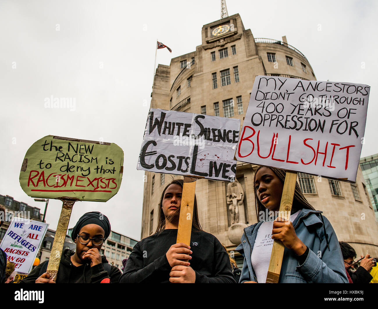March Against Racism / UN Anti-Racism Day - thousands turn out for the ...