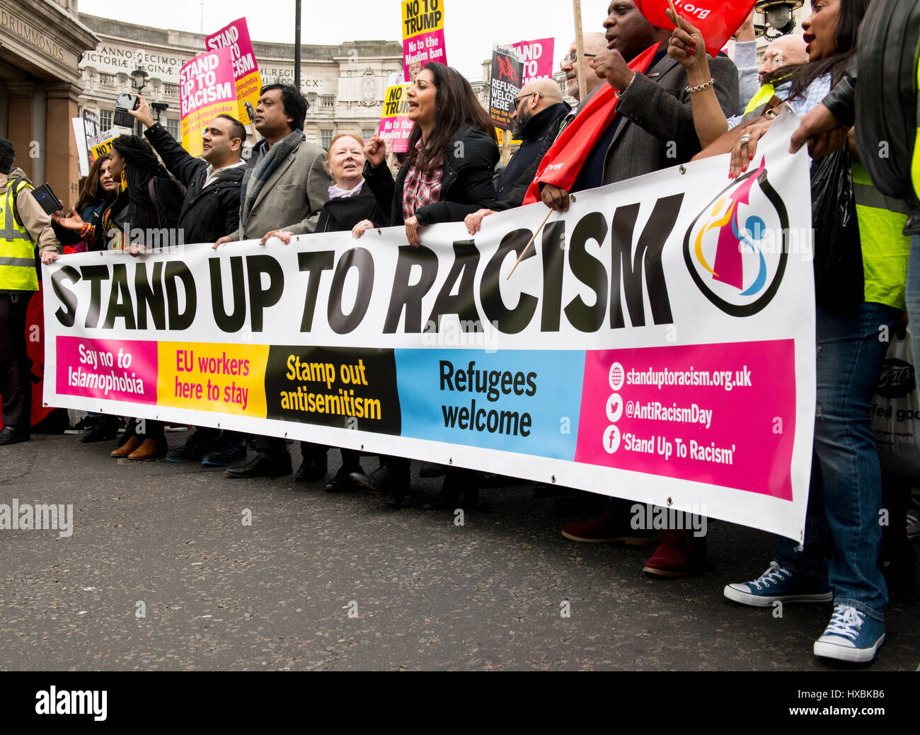 March Against Racism / UN Anti-Racism Day - thousands turn out for the ...