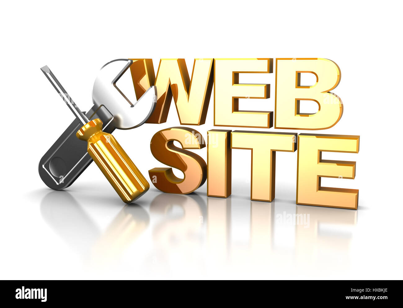 3d illustration of web design symbol Stock Photo - Alamy