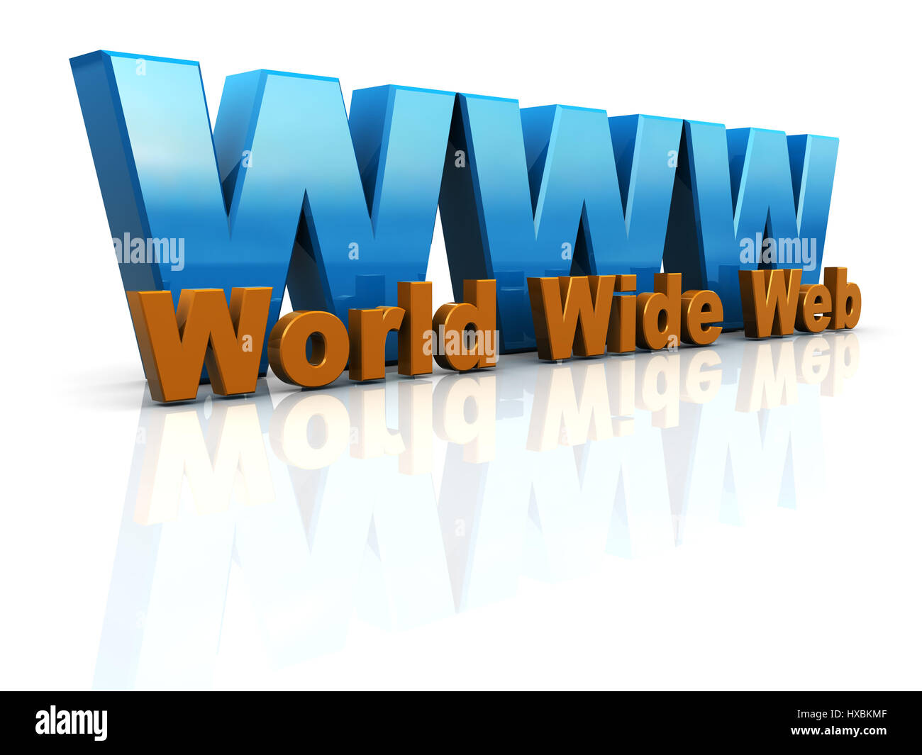 3d illustration of web sign over white background Stock Photo - Alamy