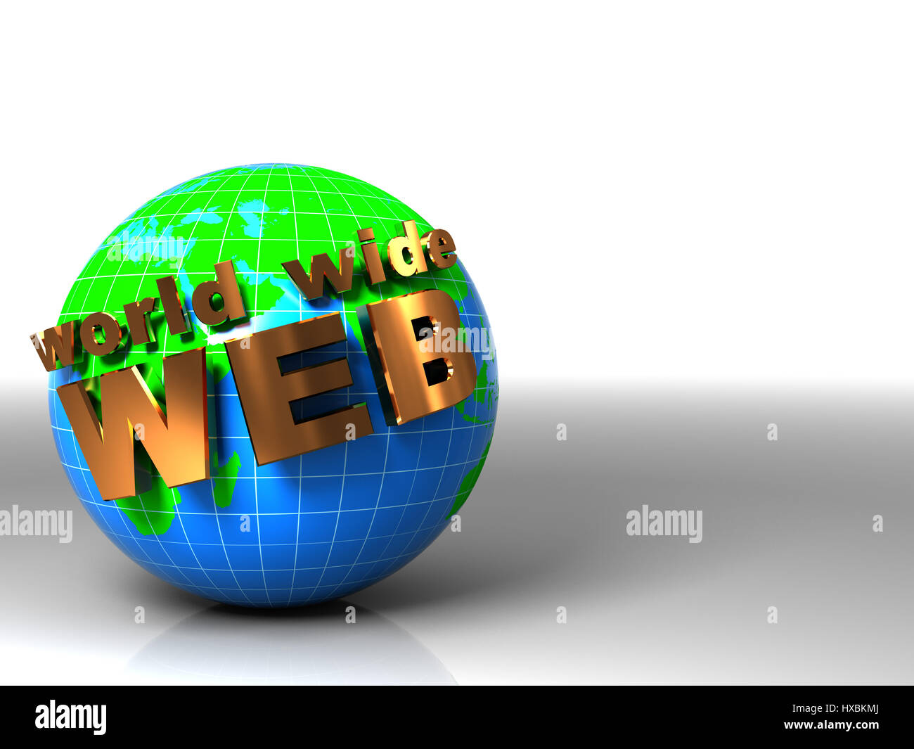 3d illustration of internet background, gray and white colors Stock ...