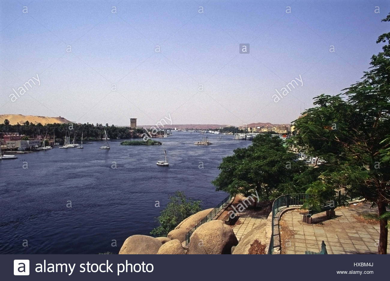River Promenade Egypt Stock Photos & River Promenade Egypt Stock Images ...
