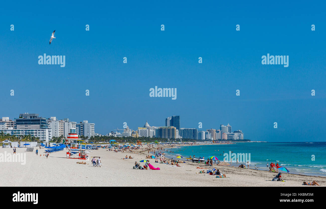 Miami beach people hi-res stock photography and images - Alamy