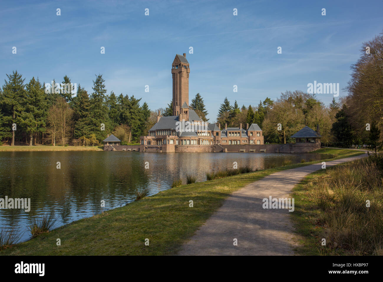 "Jachthuis Sint-Hubertus" in National Park Hoge Veluwe Stock Photo - Alamy