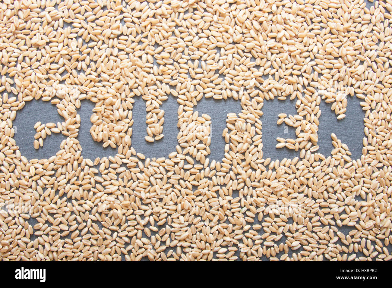 Wheat grain close up Stock Photo - Alamy