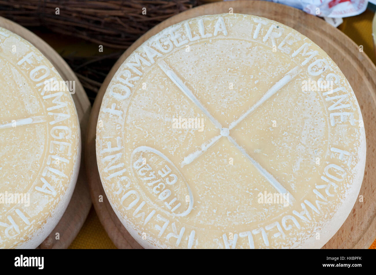 Italy, Lombardy, Garda Lake, Tremosine, Formagella Tremosine Cheese ...