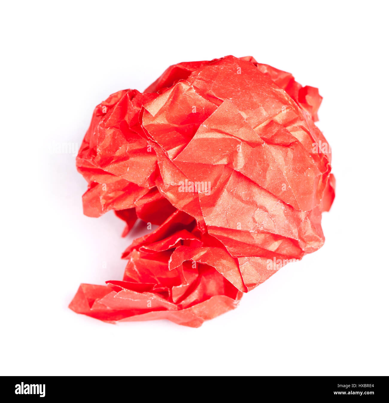 Crumpled red paper texture hi-res stock photography and images - Alamy