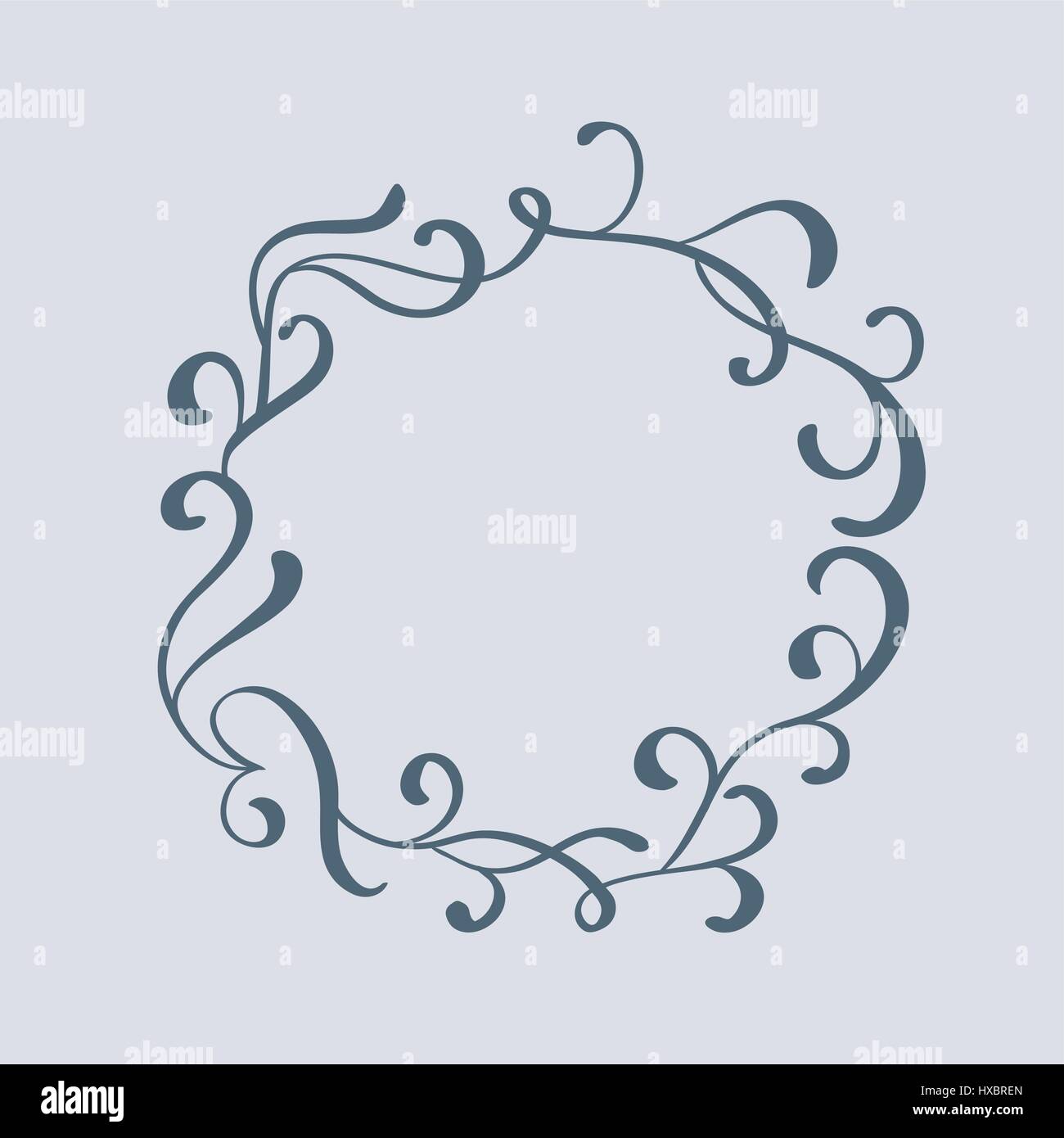 Curlicue border Stock Vector Images - Alamy