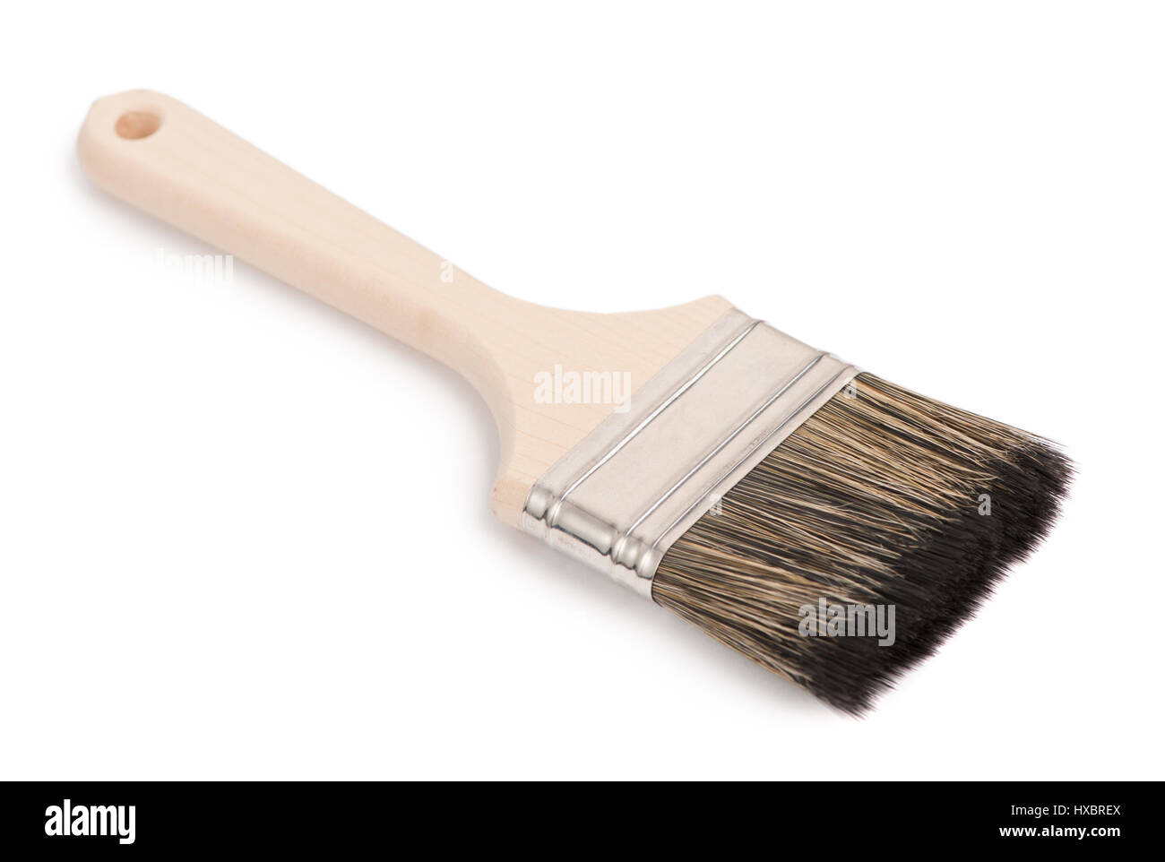 New paint brush isolated on white background Stock Photo - Alamy