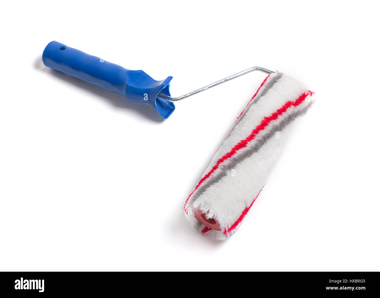 Paint roller isolated on white background Stock Photo - Alamy