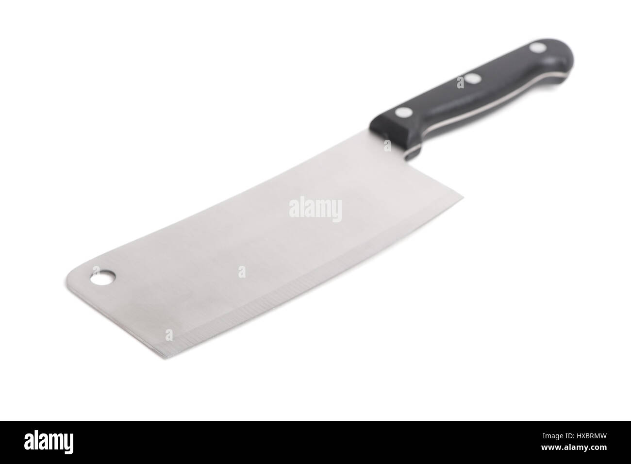 Cleaver isolated on white background Stock Photo - Alamy