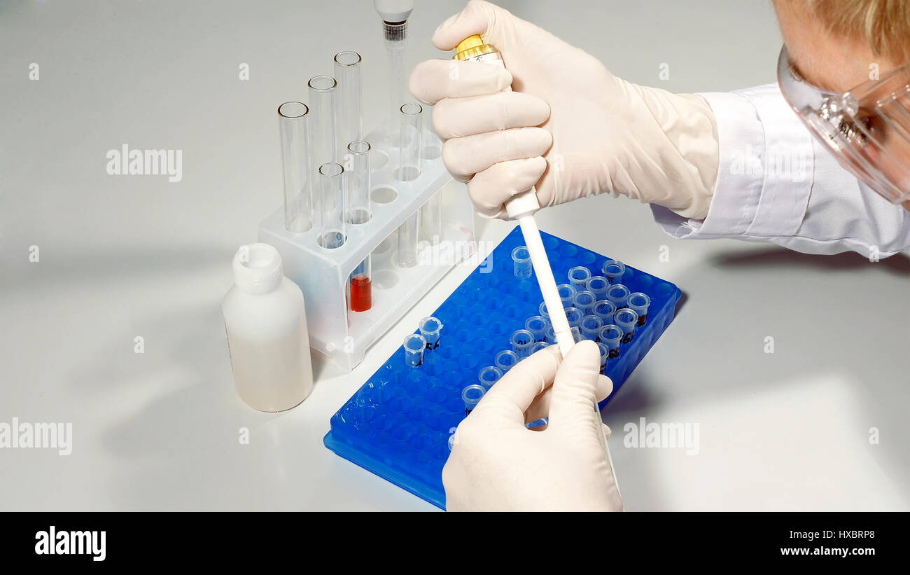 Lab technician scientist makes chemical analysis Stock Photo - Alamy