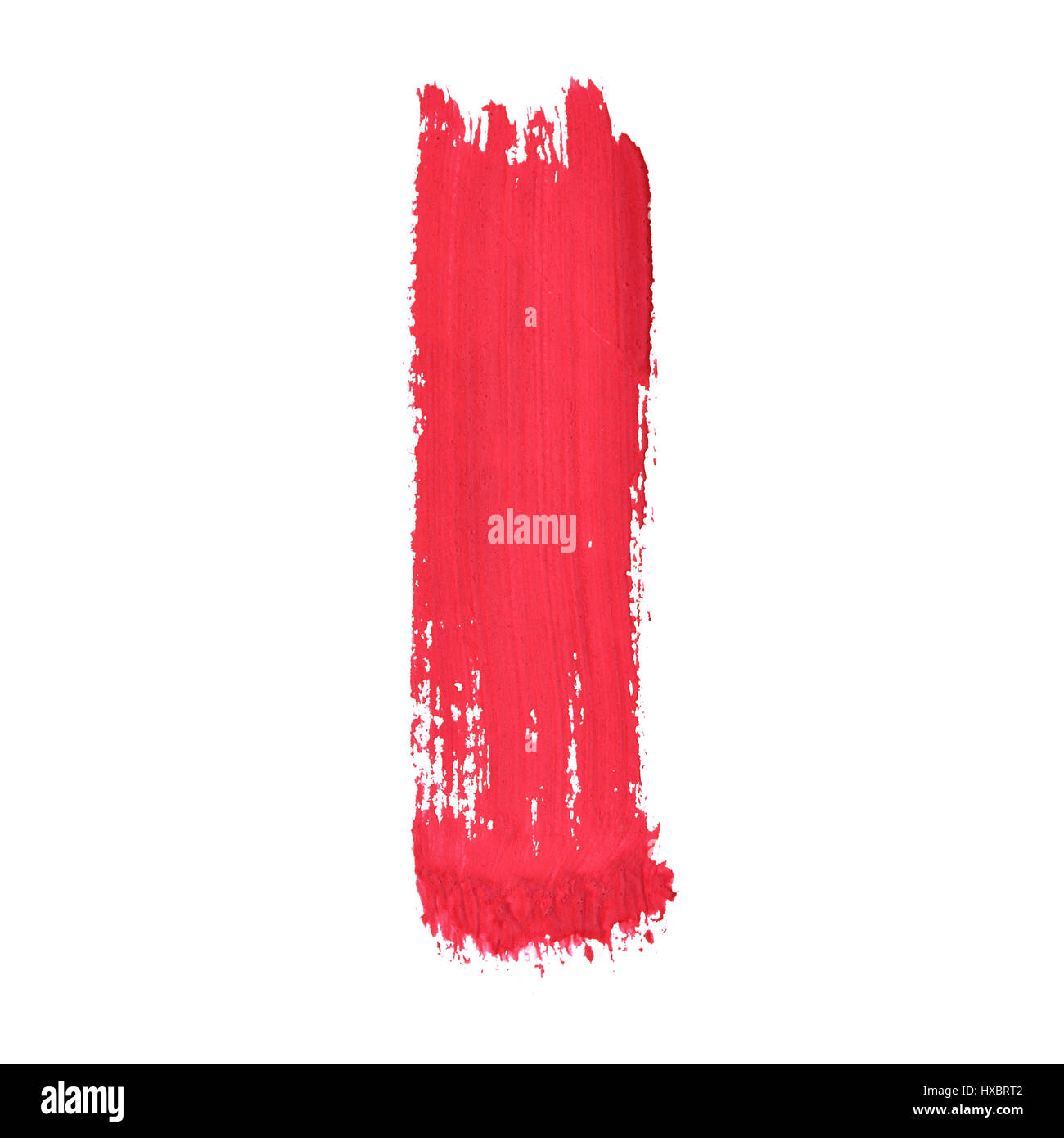 I - Red handwritten letters over white background Stock Photo - Alamy