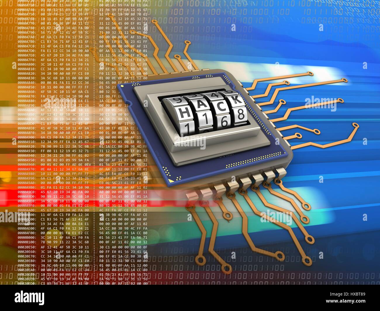Hexadecimal encoding hi-res stock photography and images - Alamy