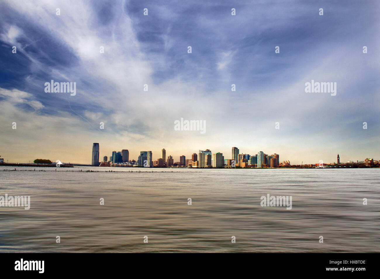 Jersey City view from NY Stock Photo - Alamy