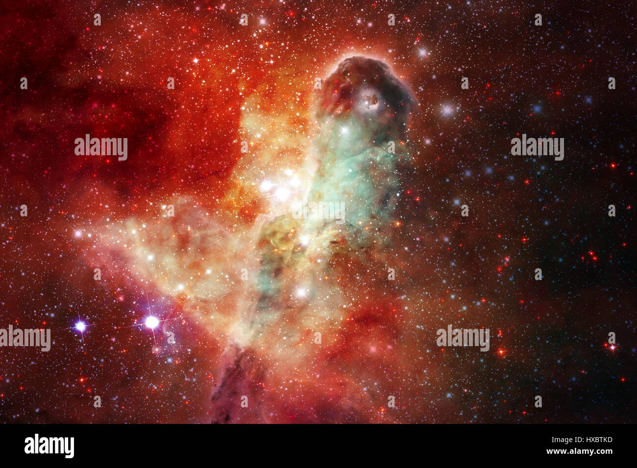 Nebula in deep space. Elements of this image furnished by NASA Stock ...