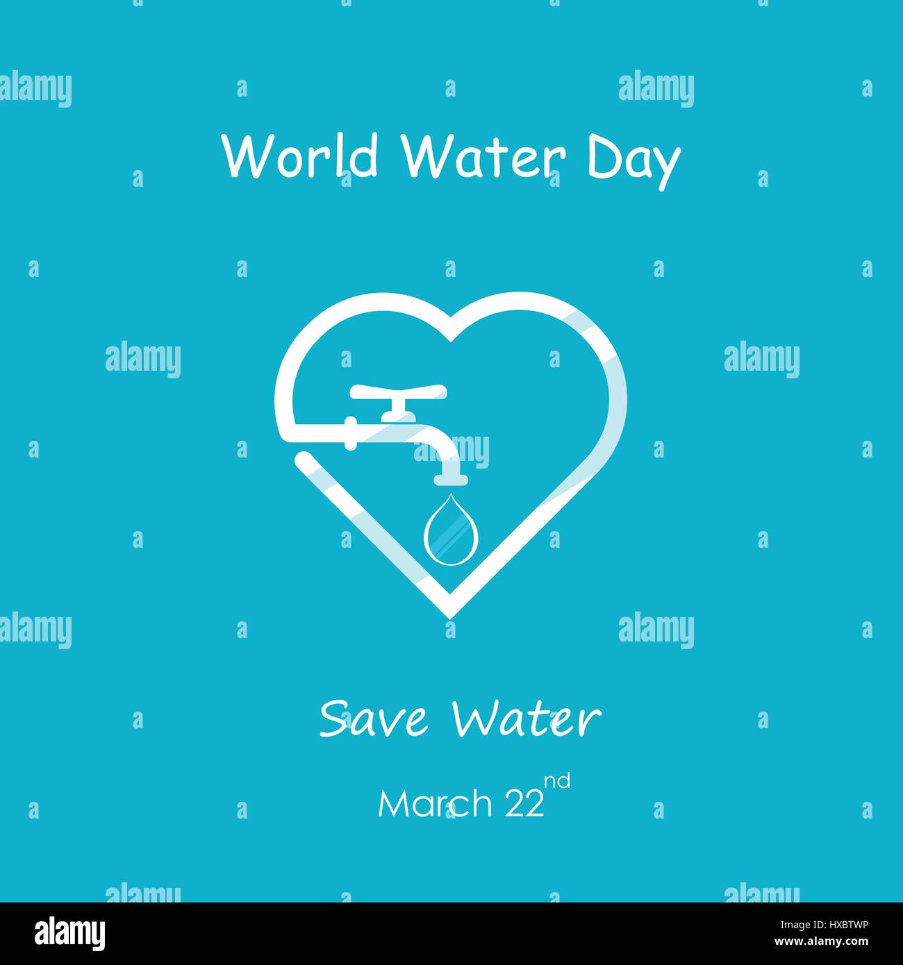 Water drop and water tap icon with heart shape vector logo design ...