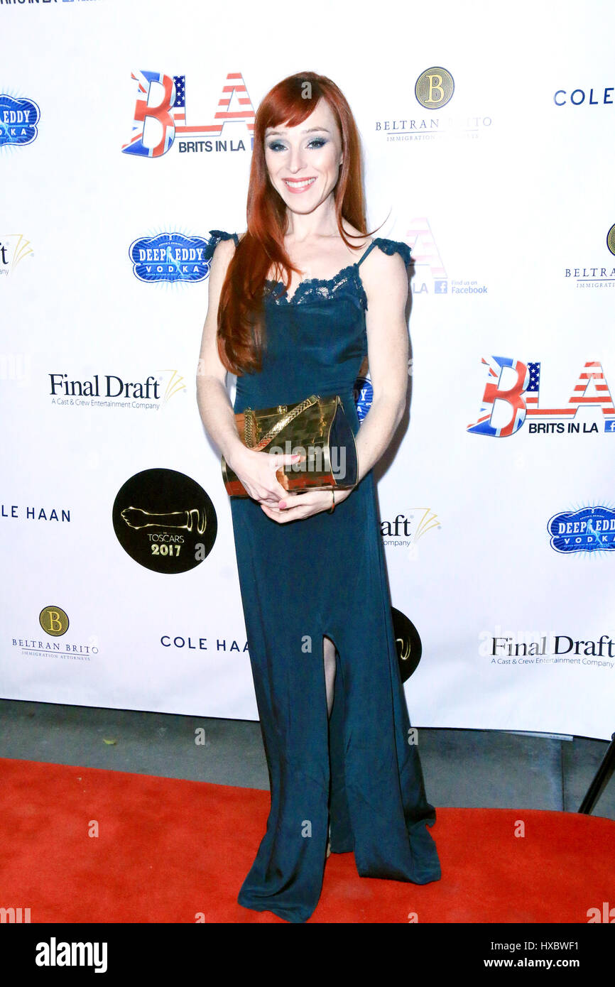 Ruth Connell attending the 10th Annual Toscars ceremony, held at the ...