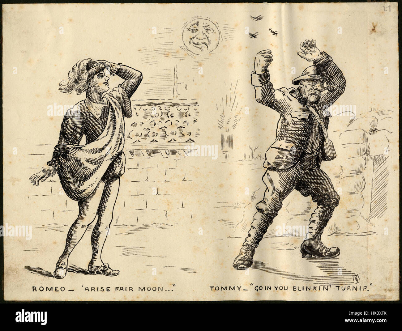 Romeo -- 'Arise Fair Moon...'. Tommy -- 'Go In You Blinkin' Turnip ...