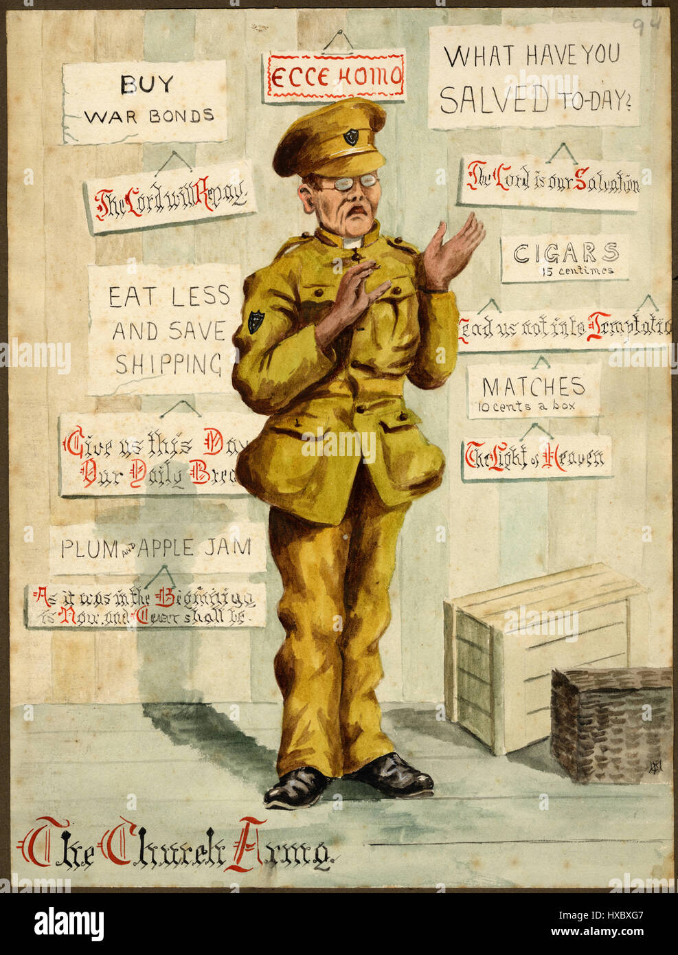 The Church Army - Sketch from anonymous british soldier ( knowed as ...