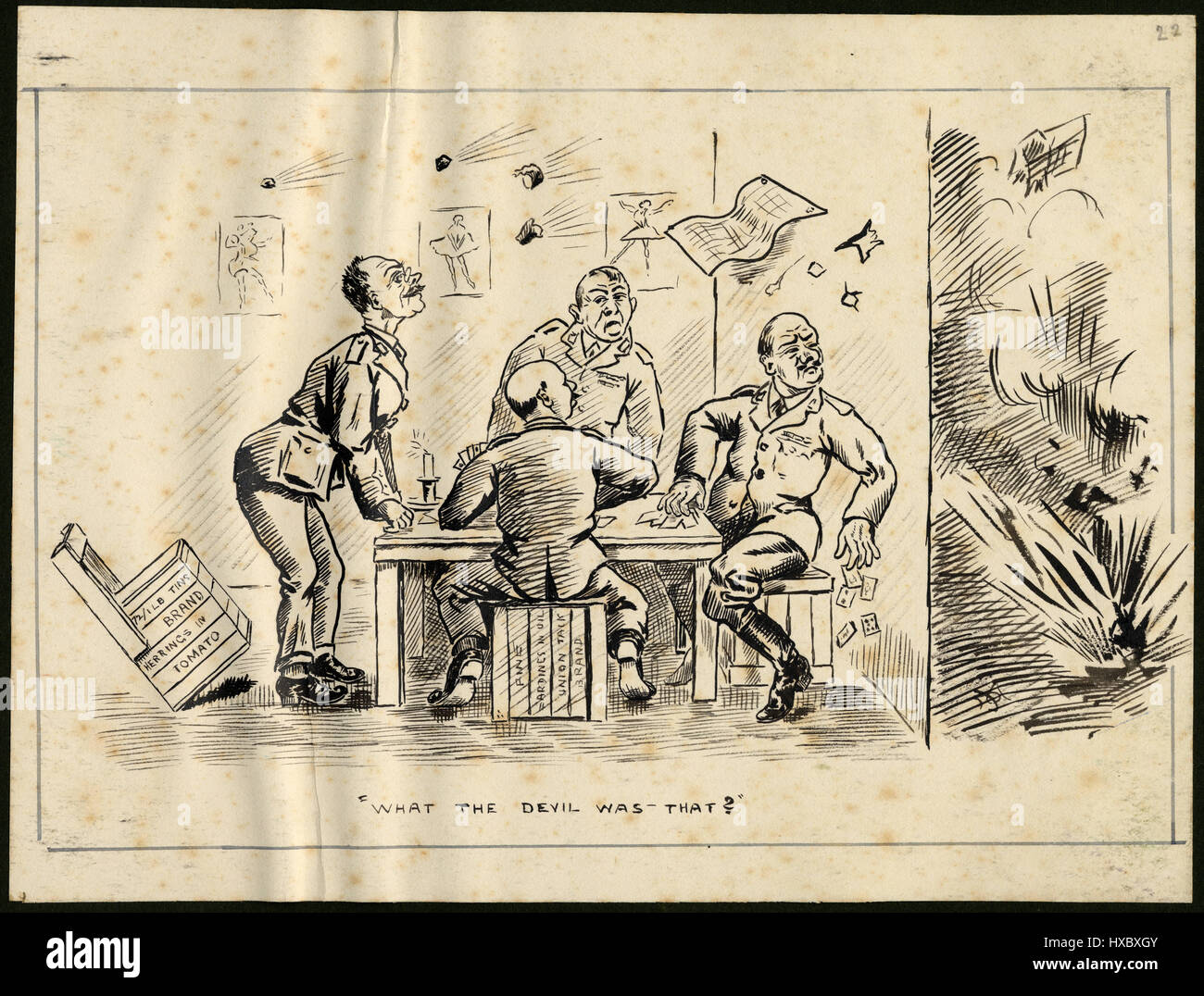 What the Devil Was That - Sketch from anonymous british soldier ...