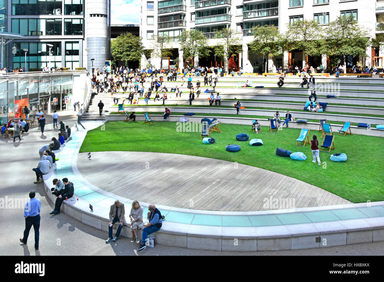 Sheldon Square UK mixed office apartment & shop development in ...