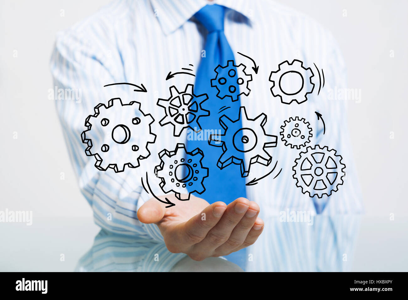 Concept of teamwork and cooperation Stock Photo - Alamy
