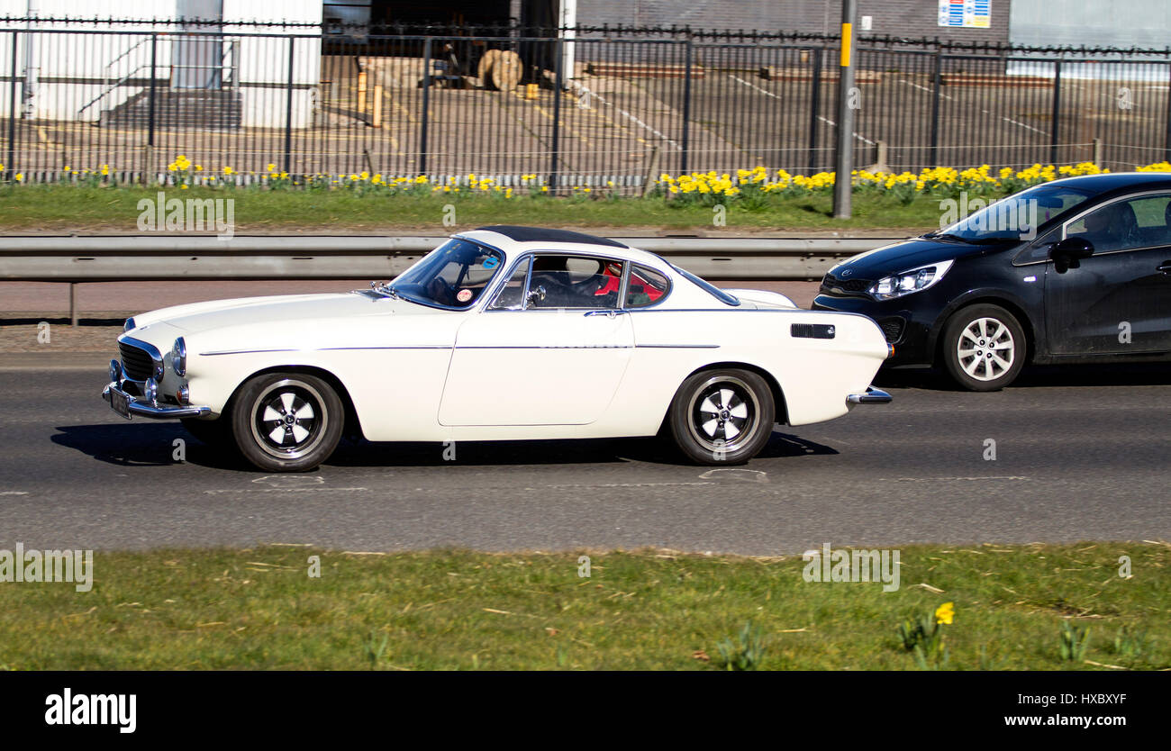 A 1972 K Registration vintage Volvo P1800 sports car as driven by Roger ...
