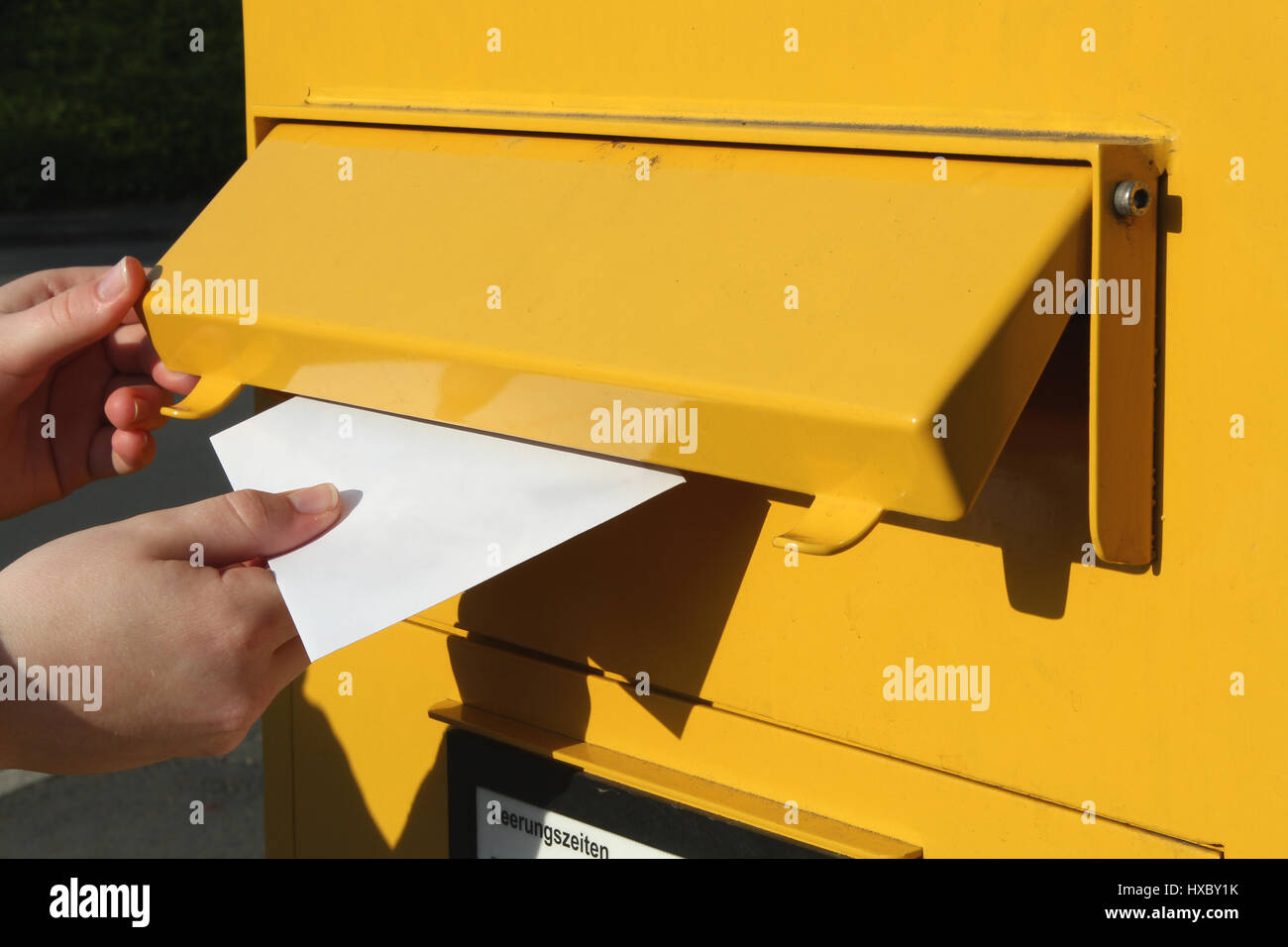 Mailing a letter hi-res stock photography and images - Alamy