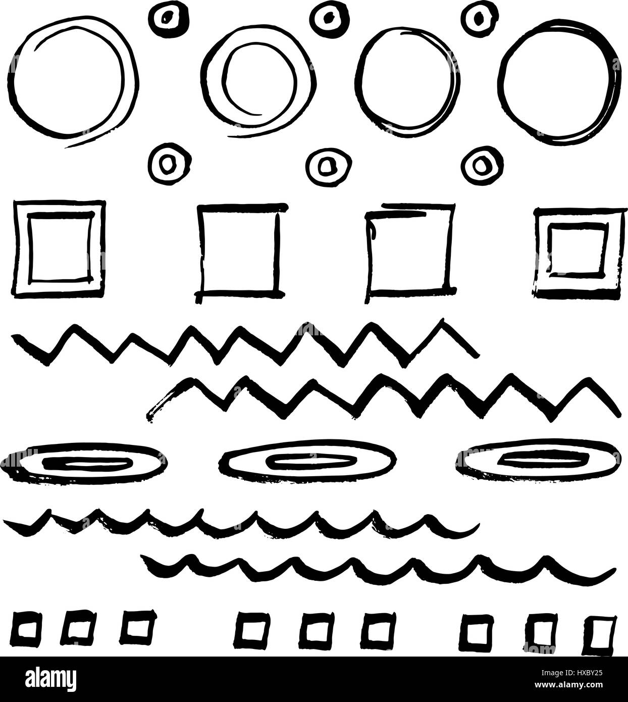 Underline icon black vector Black and White Stock Photos & Images - Alamy