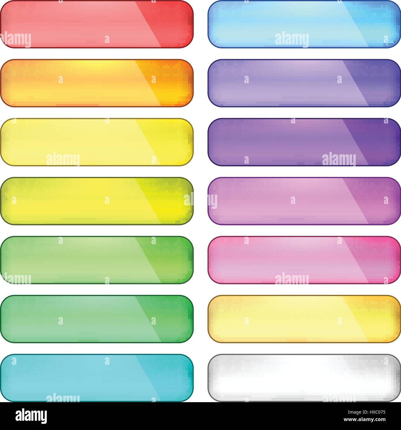 vector web buttons set Stock Vector Image & Art - Alamy