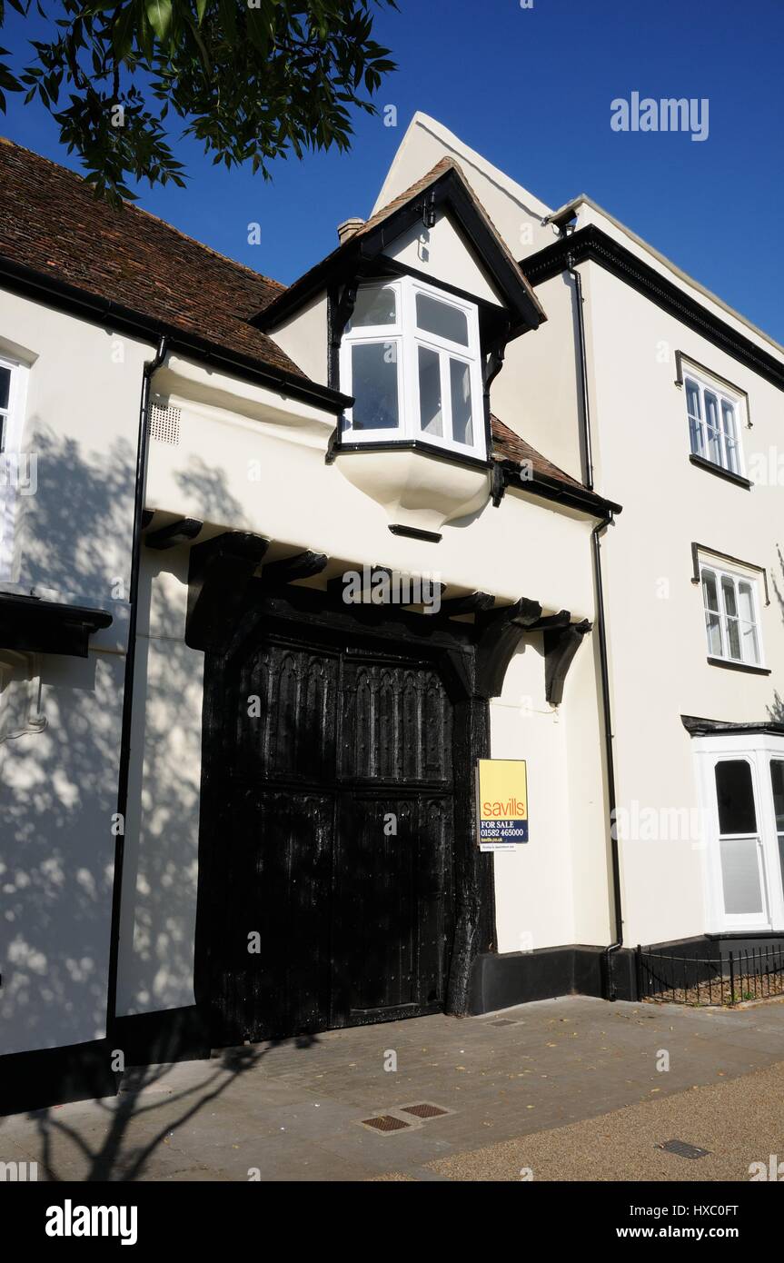The Gates, Baldock, Hertfordshire. The ancient gates at 24 High Street ...
