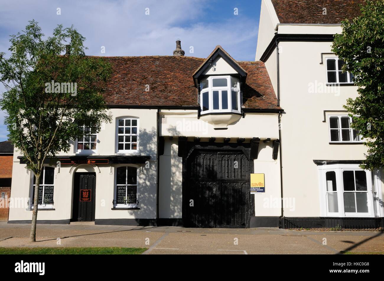 The Gates, Baldock, Hertfordshire. The ancient gates at 24 High Street ...
