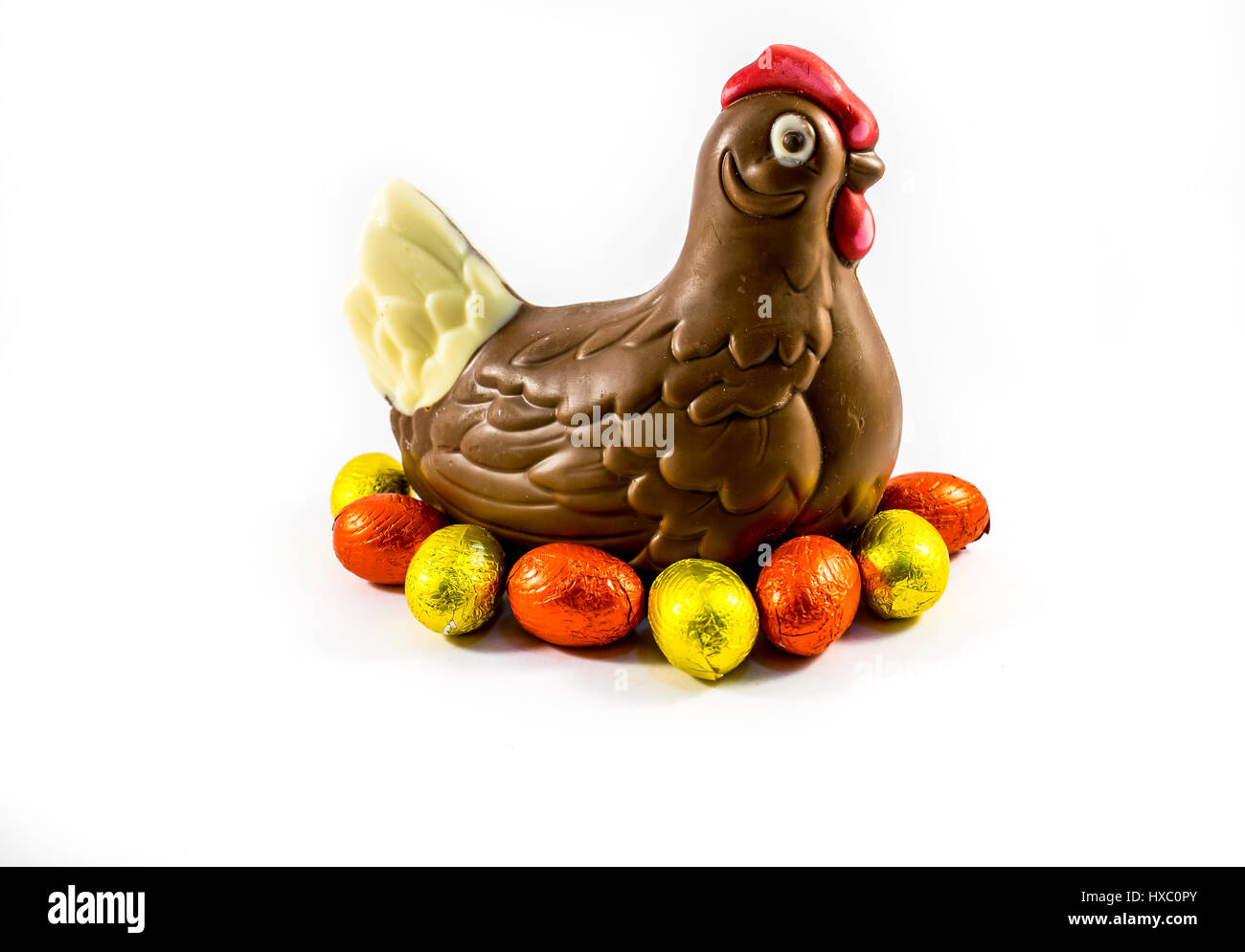 Easter composition chocolate easter hi-res stock photography and images ...