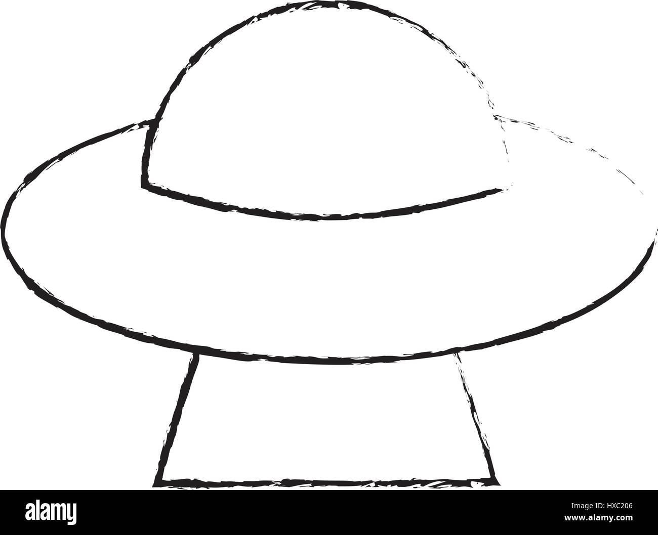 UFO invasion futuristic image sketch Stock Vector Image & Art - Alamy