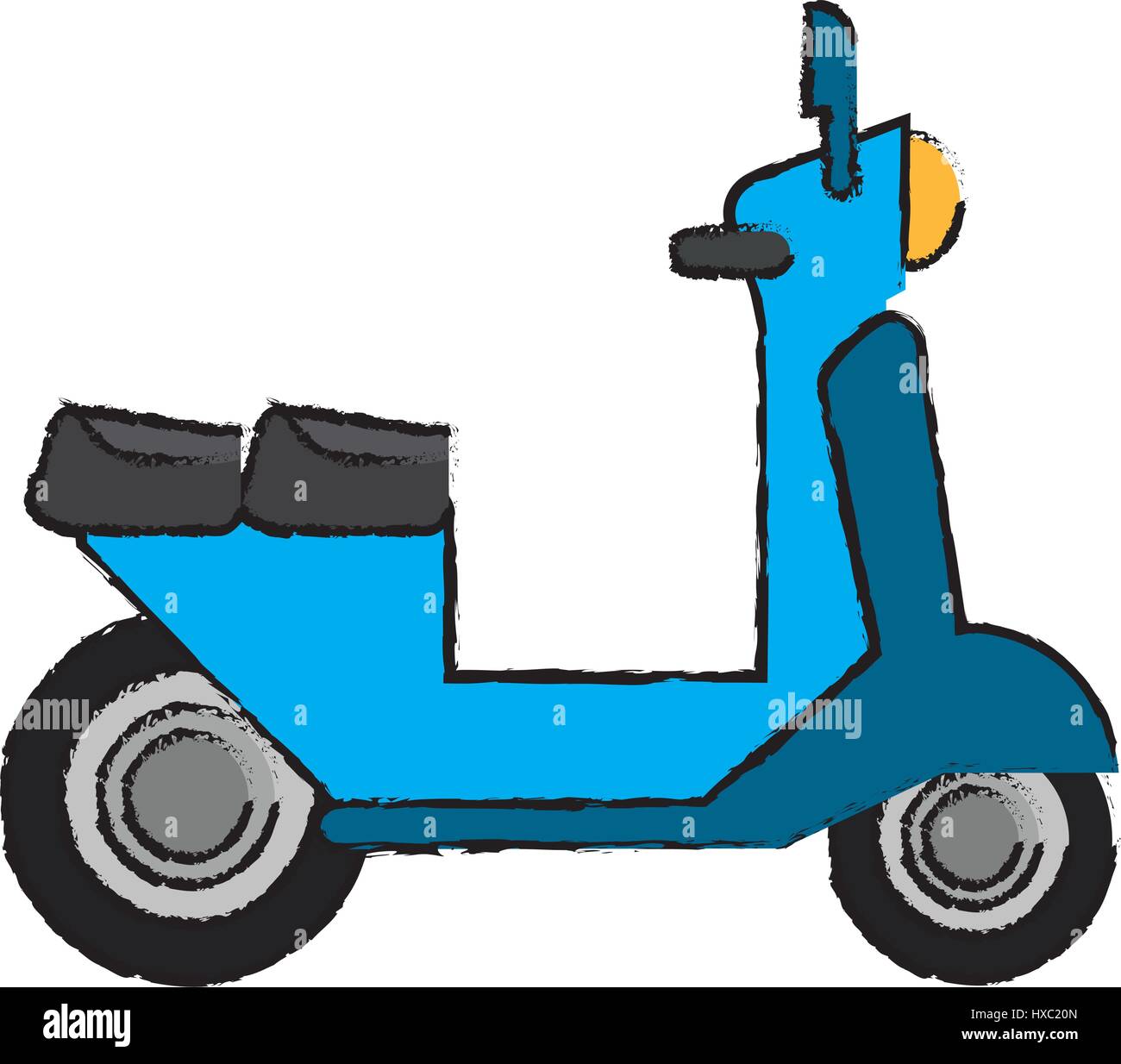 delivery scooter motor transport icon Stock Vector Image & Art - Alamy